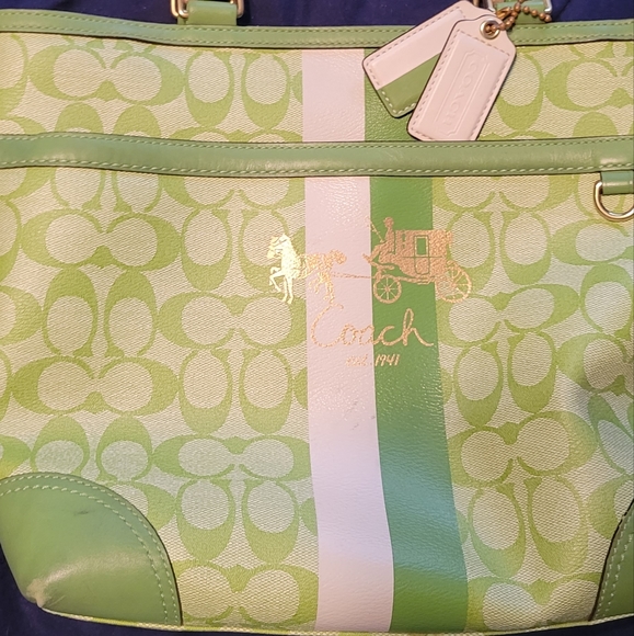 Coach | Bags | Coach Carryall Lime Green | Poshmark